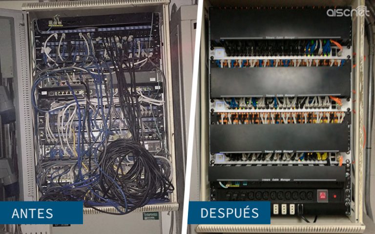 Aiscnet | Datacenter, cableado estructurado y de fibra, sala de servidores